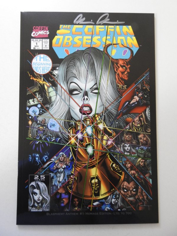 Lady Death: Blasphemy Anthem #1 Homage Edition (2019) NM Cond! Signed W ...