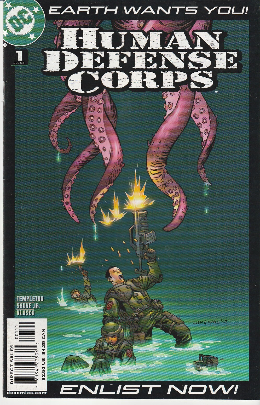 Human Defense Corps # 1 Protectors from Alien Incursion | Comic Books ...