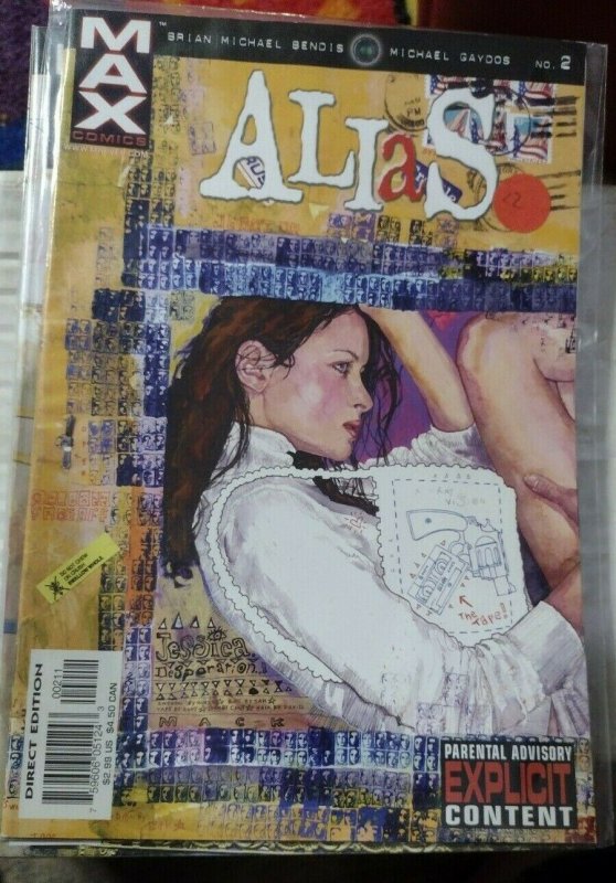 Alias # 2 2002 Marvel MAX Jessica Jones Avengers Bendis Hot Book Disney ...