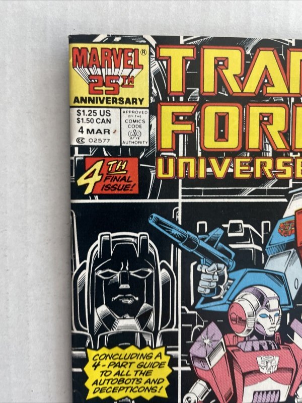 Transformers Universe #1 2 3 4 | Comic Books - Copper Age, Marvel ...