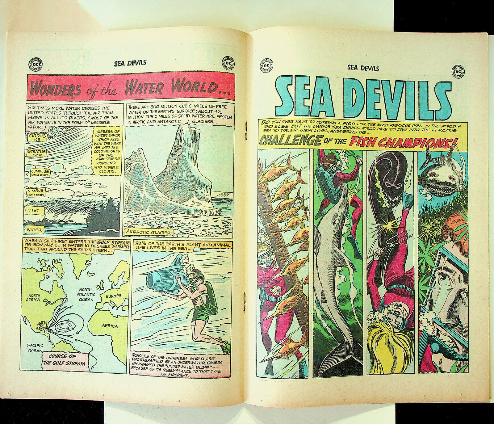 Sea Devils #14 (Nov-Dec 1963, DC) - Very Fine/Near Mint | Comic Books - Silver Age, DC Comics ...