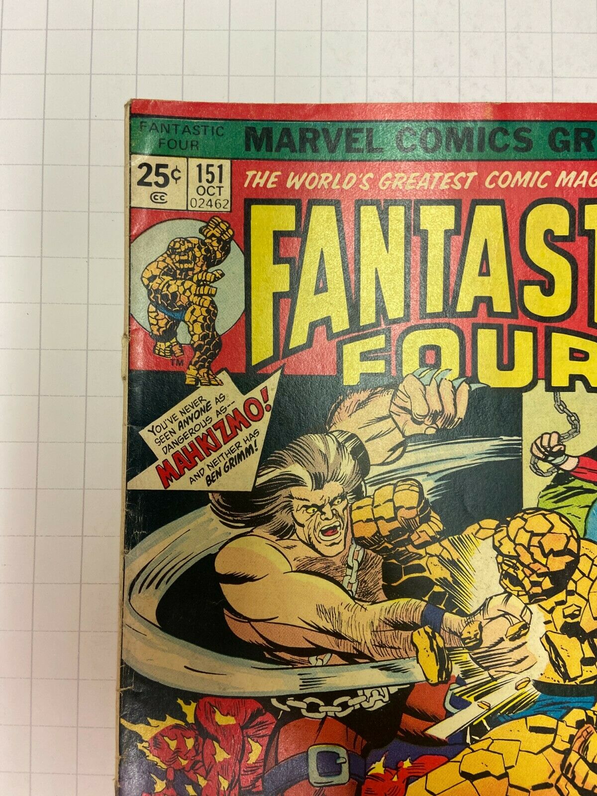 Fantastic Four 151 GD/VG- Mark Jewelers Insert | Comic Books - Bronze ...
