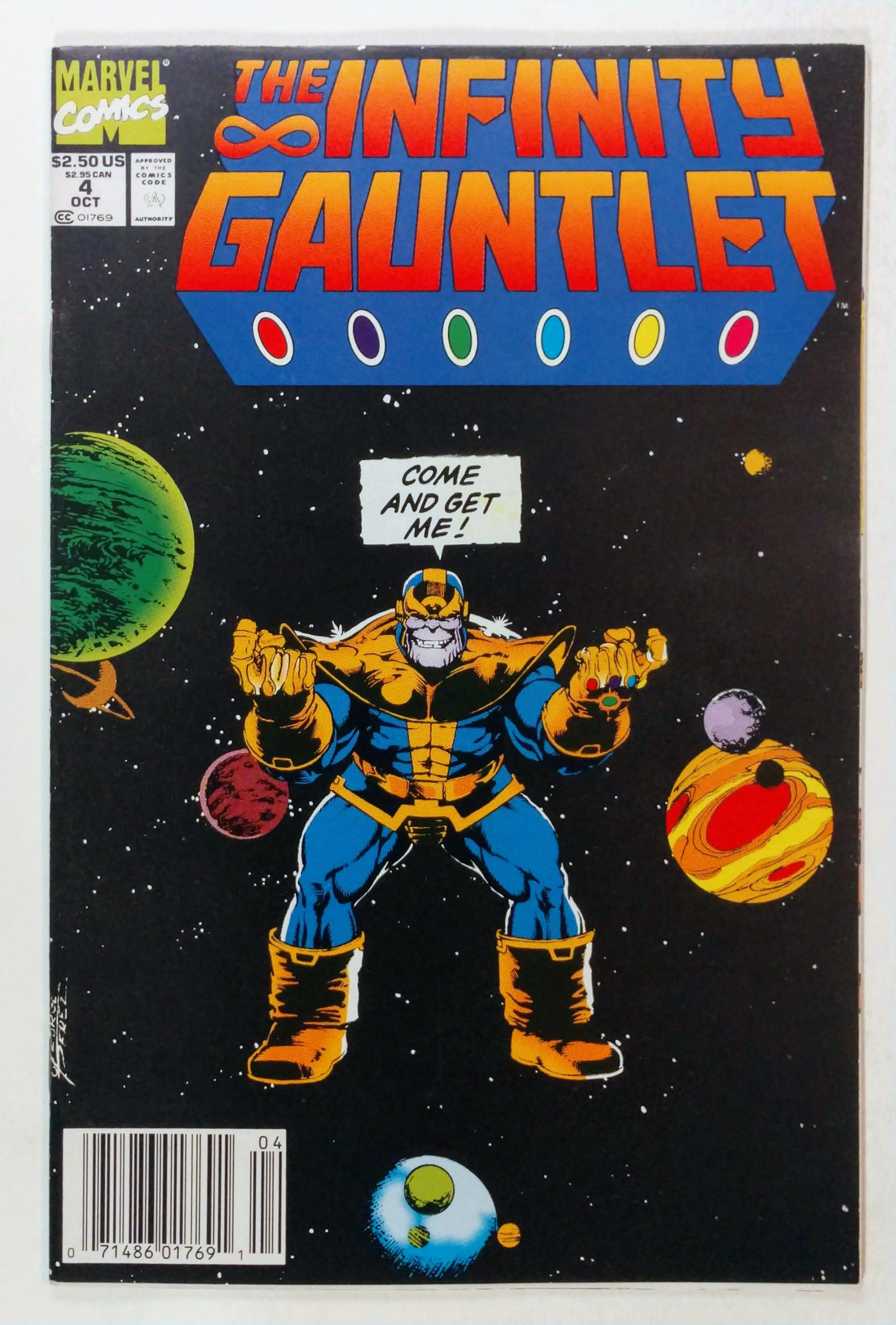 The Infinity Gauntlet #4 Newsstand (1991) | Comic Books - Copper Age ...