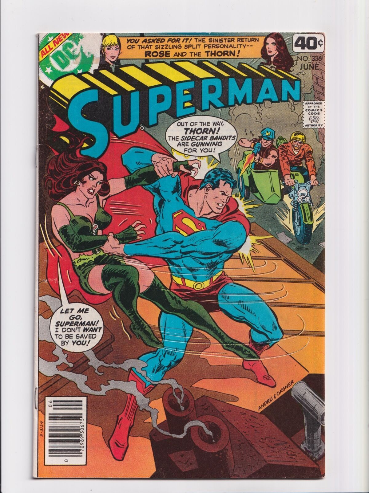 Superman #336 DC Comics 1979 Vintage Bronze Age Comic Book FN | Comic ...