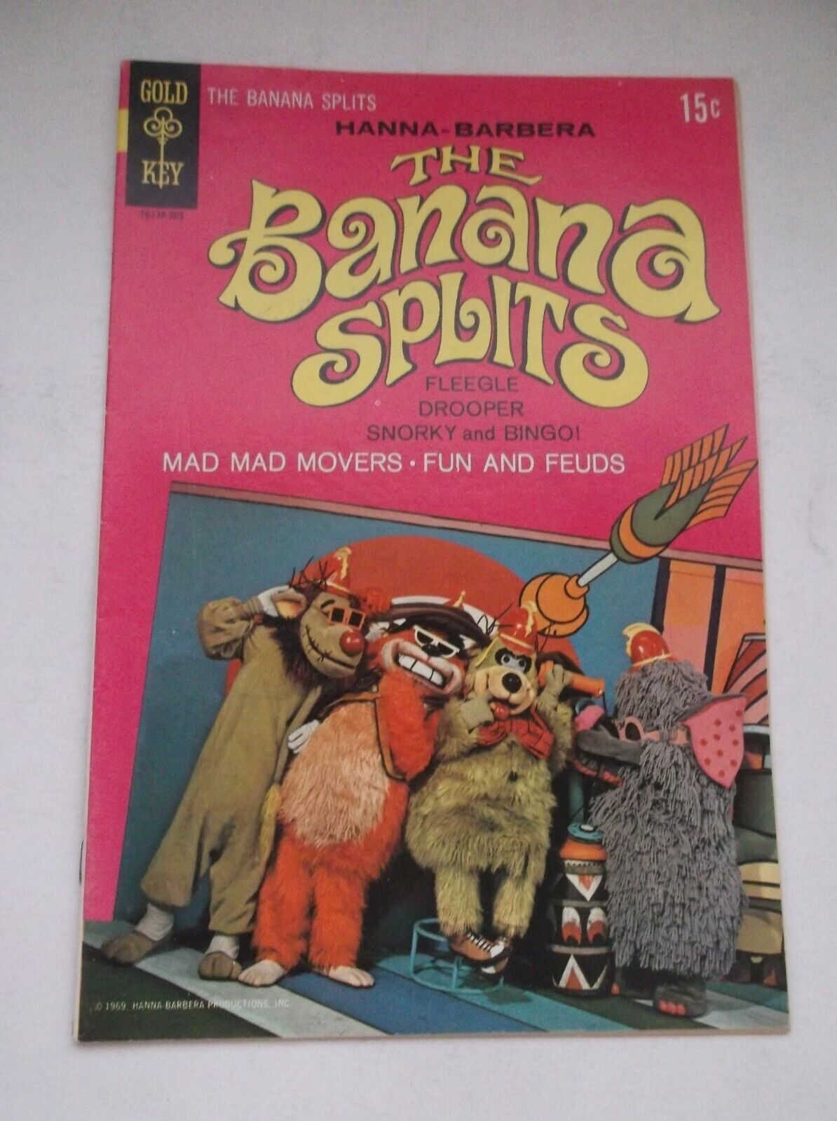 Gold Key: Hanna-Barbera: the Banana Splits #1, Rare Silve AGE Comic ...