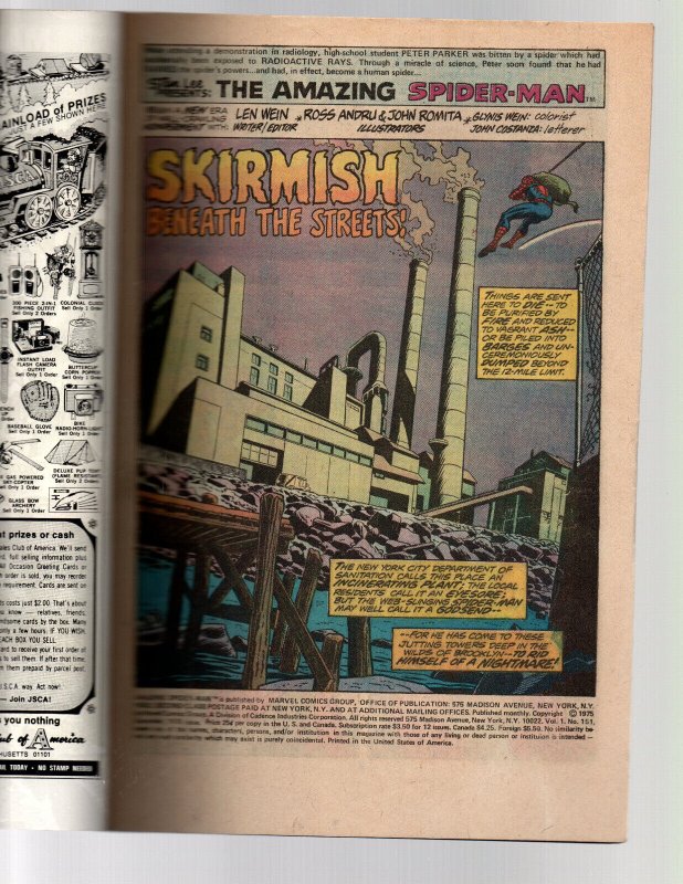 Amazing Spider-man #151 - iconic cover - 1975 - VG | Comic Books ...