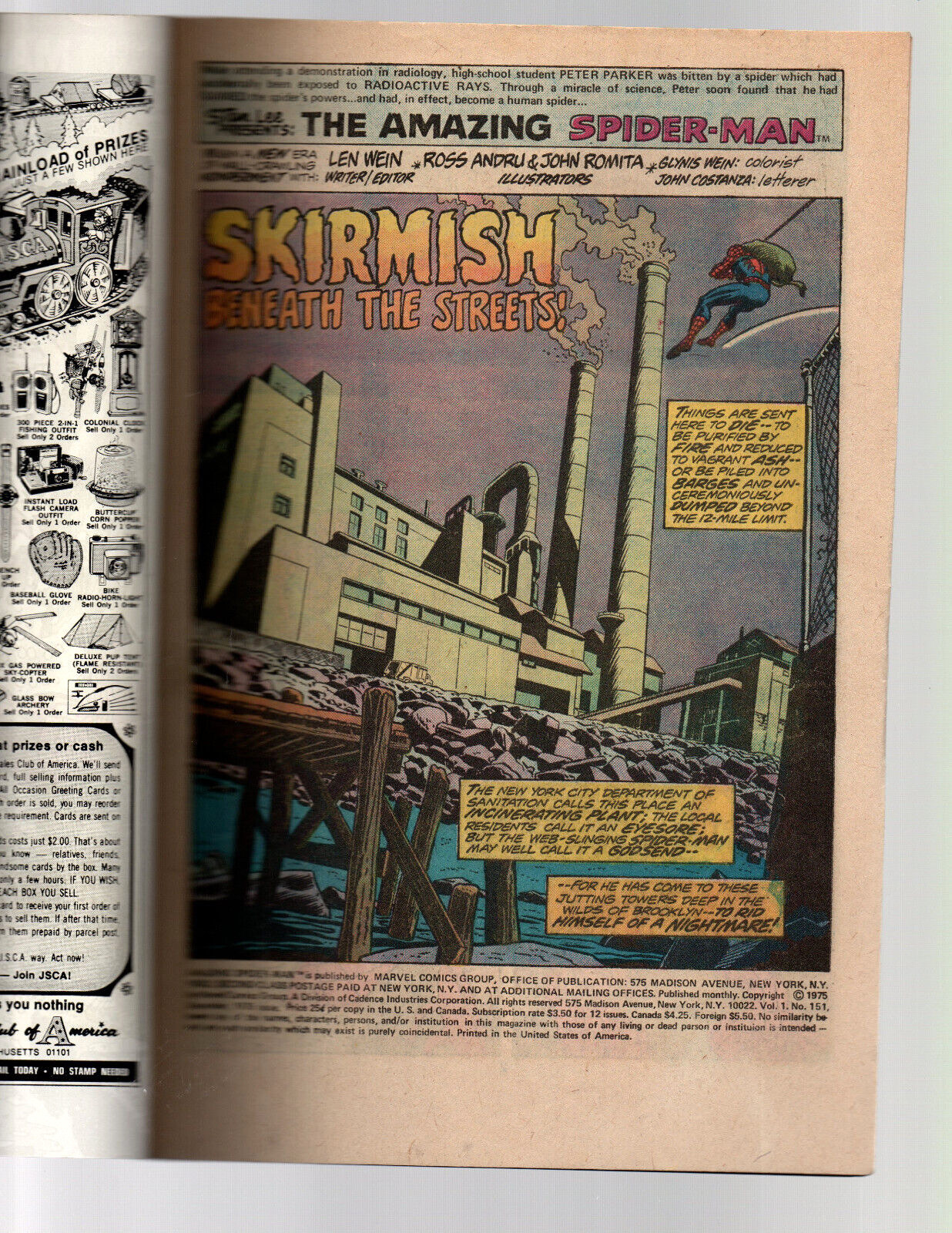 Amazing Spider-man #151 - iconic cover - 1975 - VG | Comic Books ...