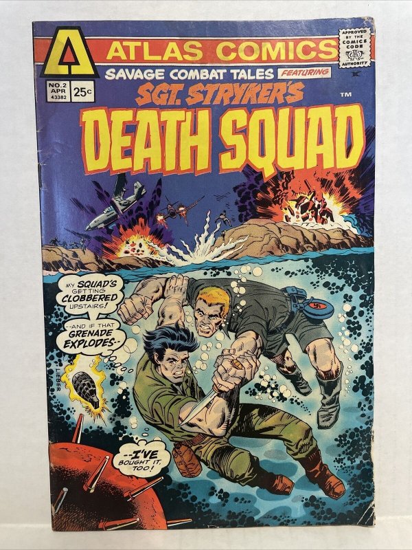 Atlas Comics Savage Combat Tales #2 | Comic Books - Bronze Age, War ...