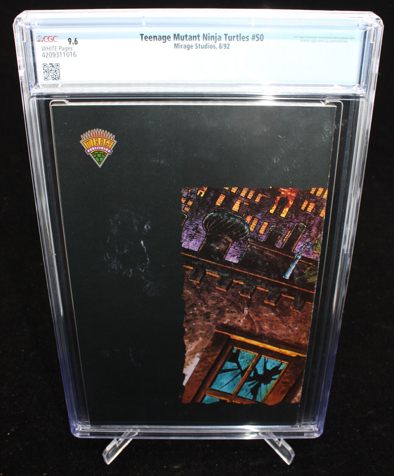 Teenage Mutant Ninja Turtles #50 (CGC 9.6) TMNT #1 Cover Homage - 1992 ...