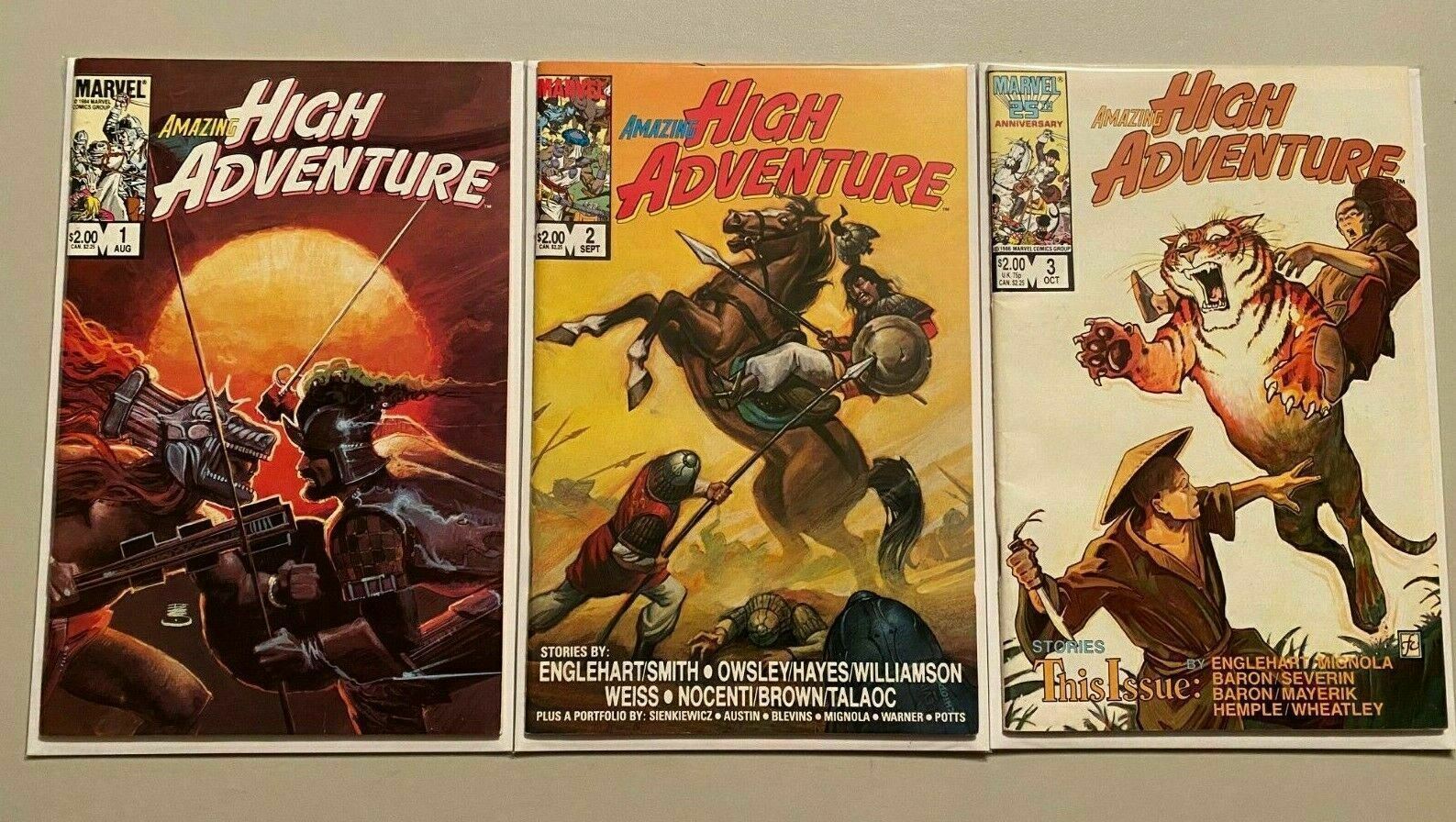 Amazing High Adventure run from:#1-3 all 3 different books 6.0 FN (1984 ...