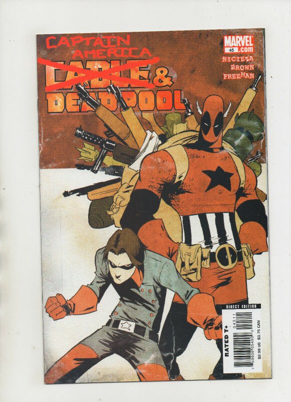 Cable & Deadpool #45 - Skottie Young Bucky Cover - (Grade 9.2) 2007 ...
