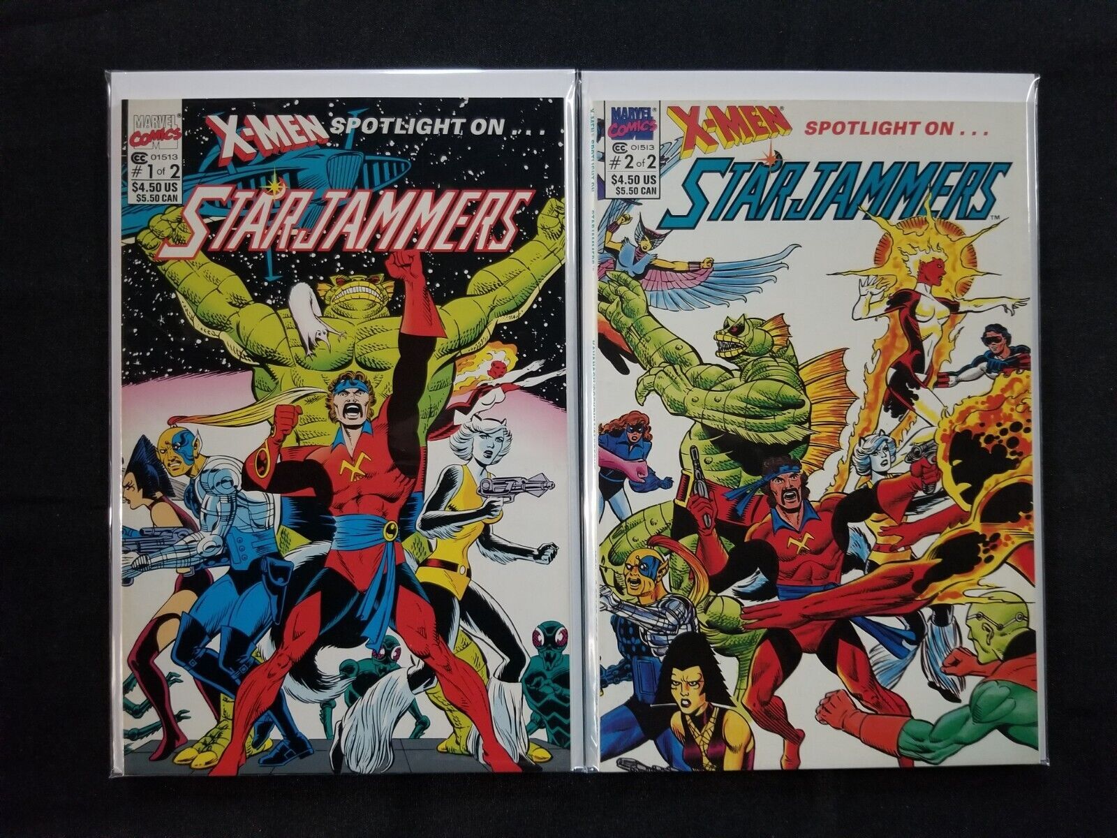 Spotlight on the Star-Jammers 2PC LOT #1-2 (VF+ 8.5) 1990 | Comic Books ...
