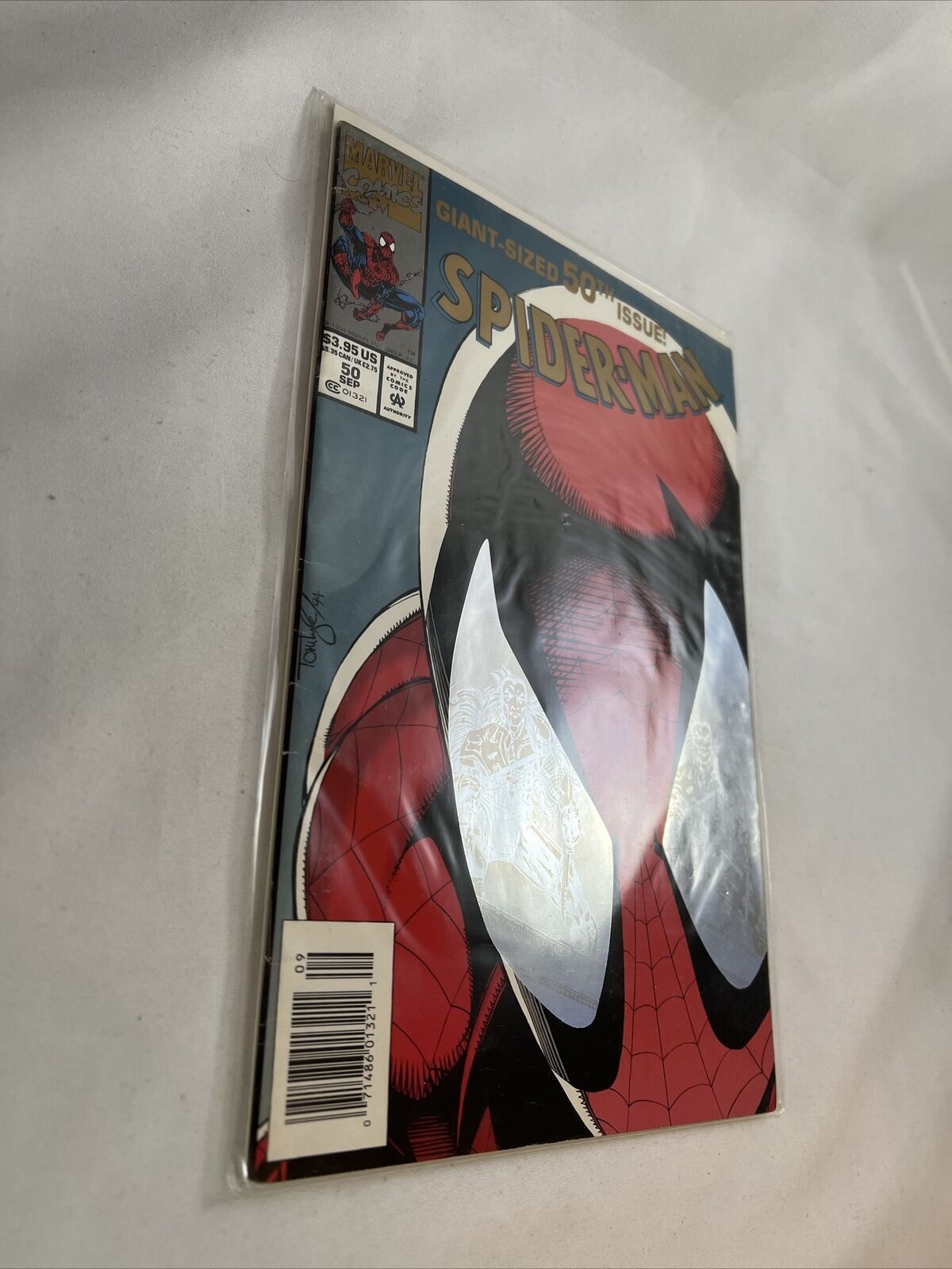 SPIDER-MAN #50 Giant-Sized 50th MARVEL COMICS Hologram 1994 Direct ...