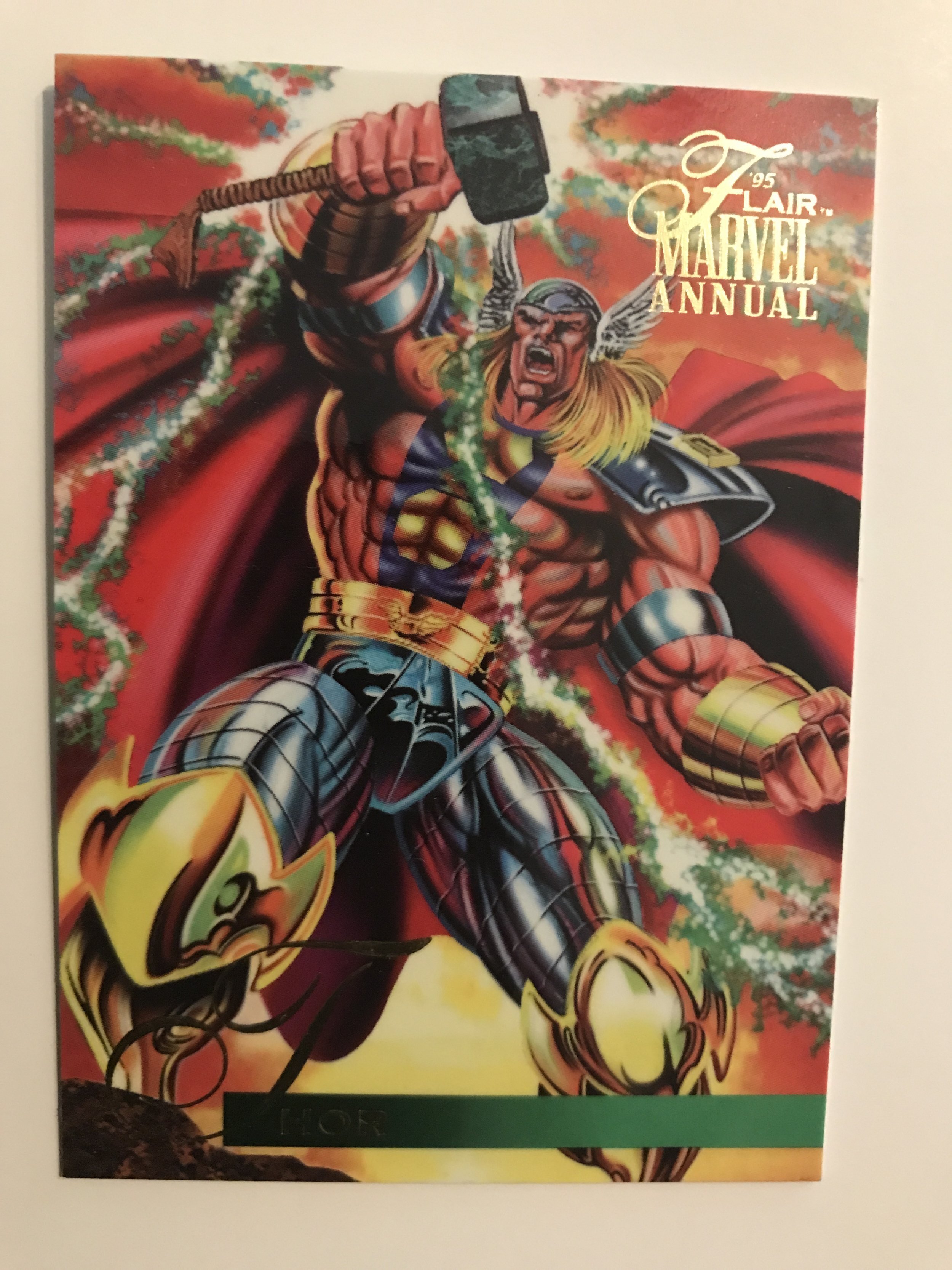 THOR #111 card : Marvel Annual 1995 Flair; NM/M; base | Comic ...