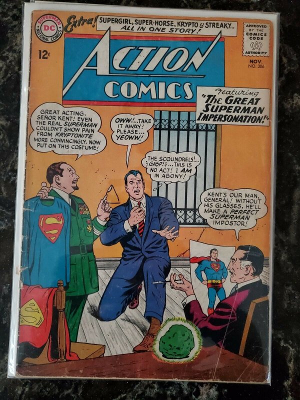 Action 306 GD/VG-- Reader Copy | Comic Books - Silver Age, DC Comics ...