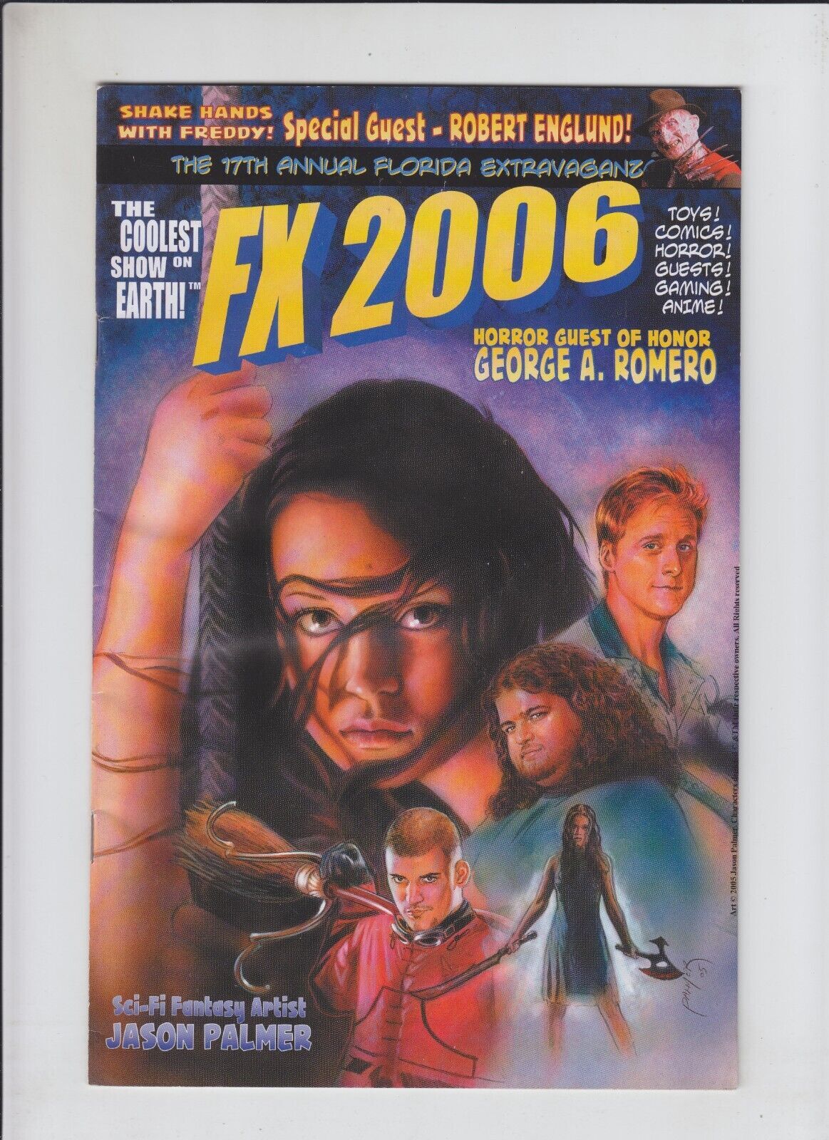 FX 2006 Convention Program - Robert Englund George Romero Harry Potter ...