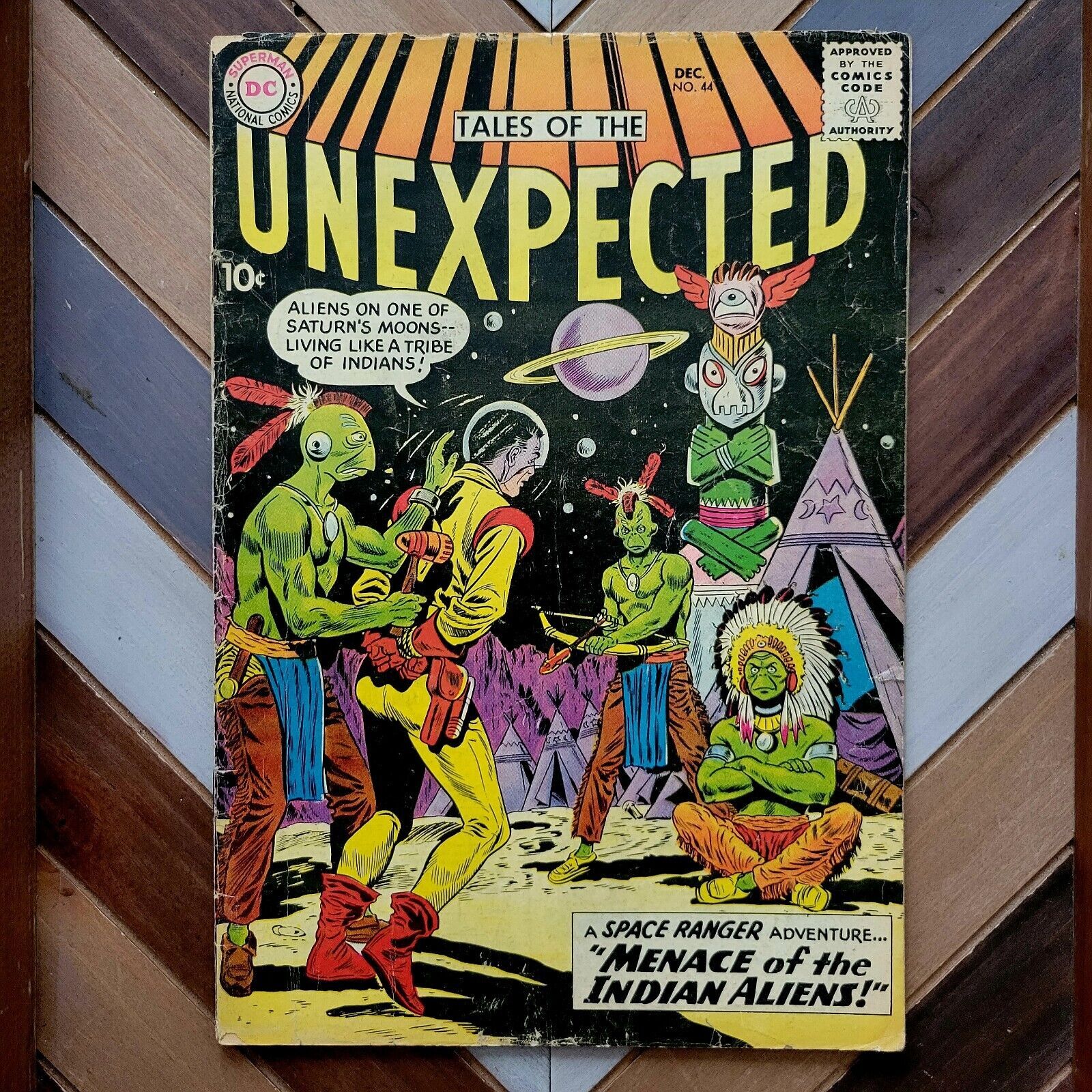 TALES of the UNEXPECTED #44 VG (DC 1959) Space Ranger, Myra, Cryll ...