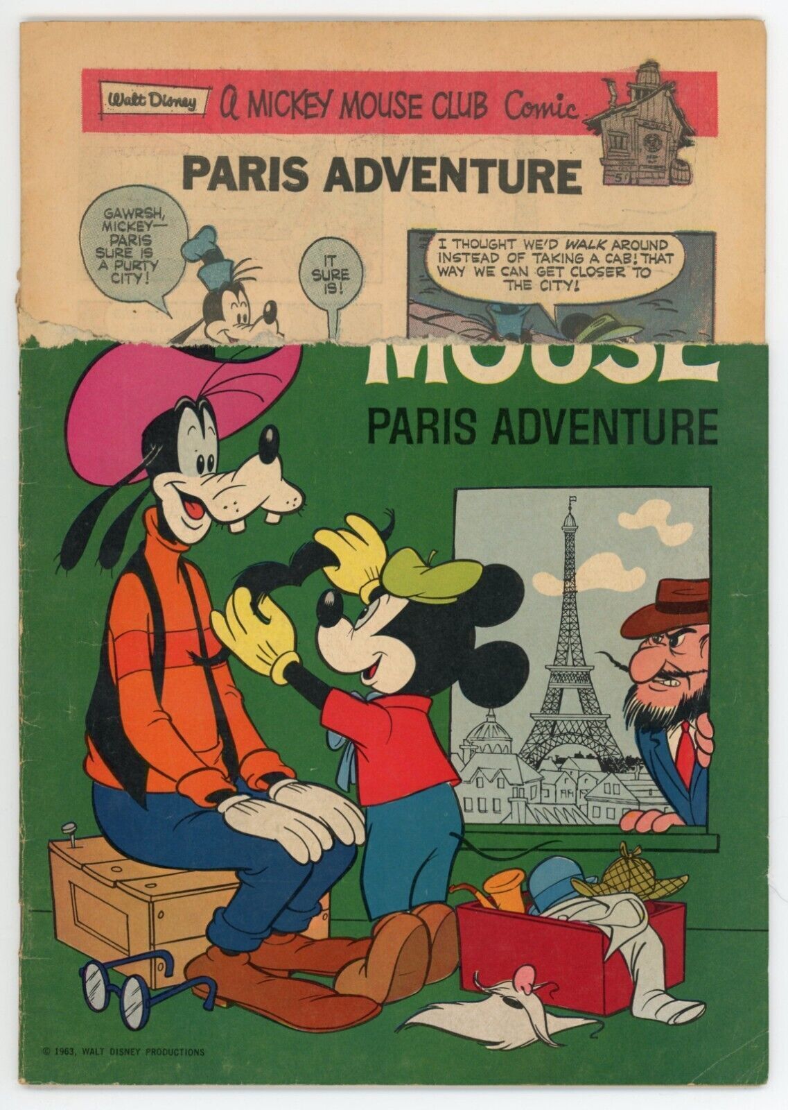 Walt Disney’s Mickey Mouse 89 Fair 1.0 Gold Key 1963 Silver Age Goofy ...