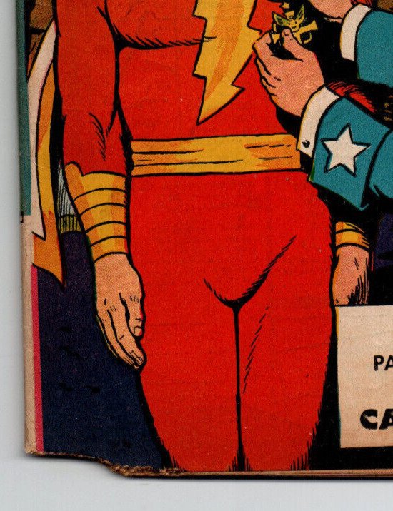 Captain Marvel Adventures #28 - Uncle Sam - vs Nazis/Hitler -Fawcett ...