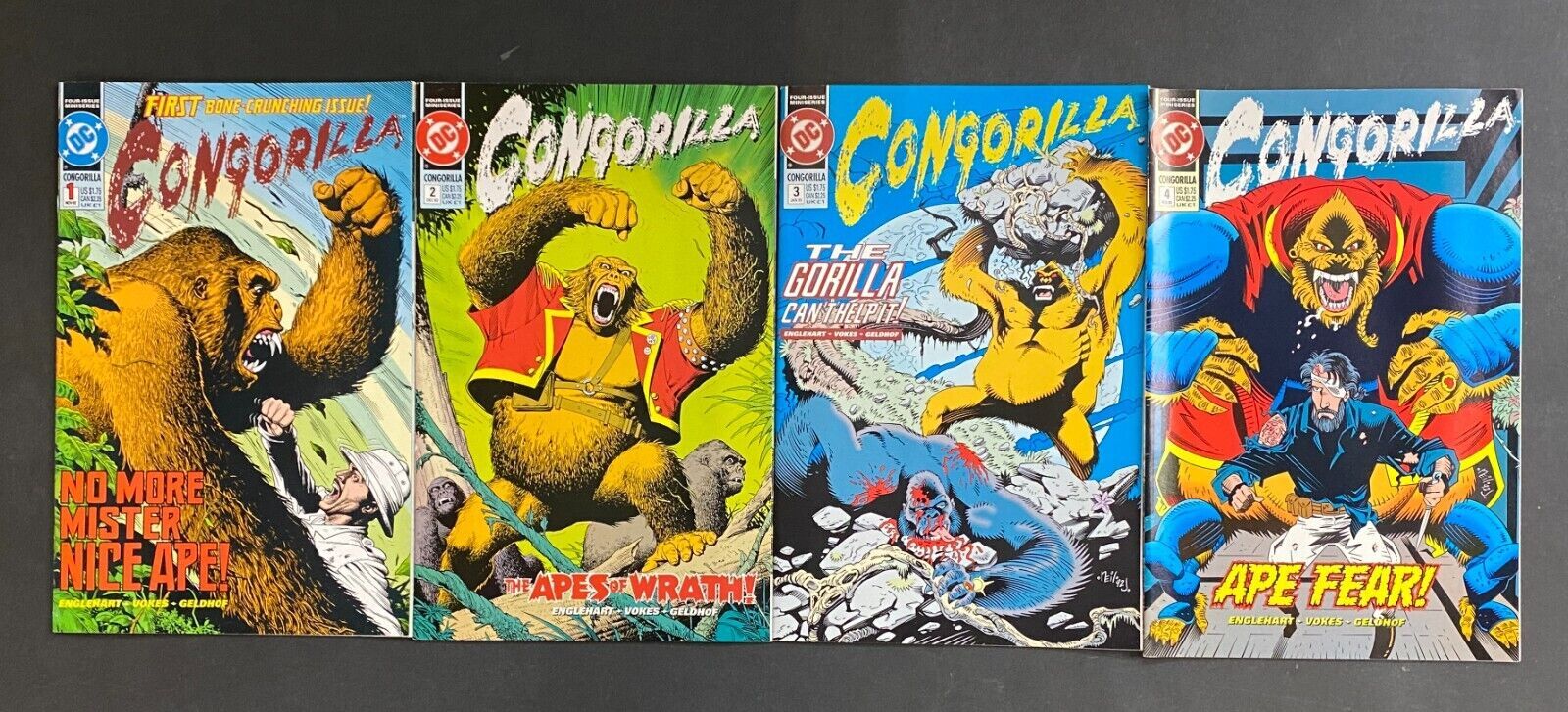 Congorilla (1992) #'s 1 2 3 4 Complete VF (8.0) Set Steve Englehart ...