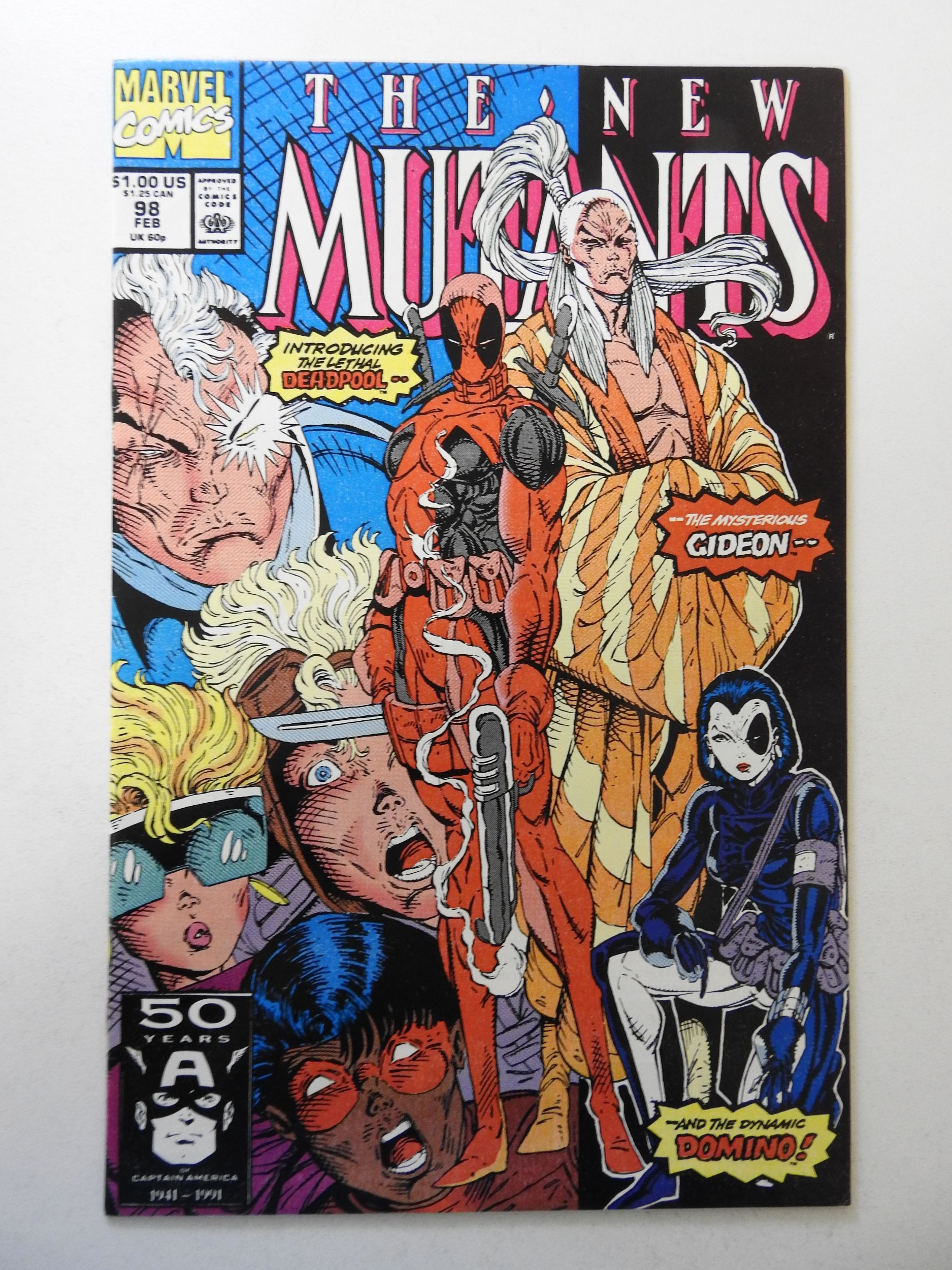The New Mutants #98 (1991) VG/FN Condition! 1st Appearance of Deadpool ...