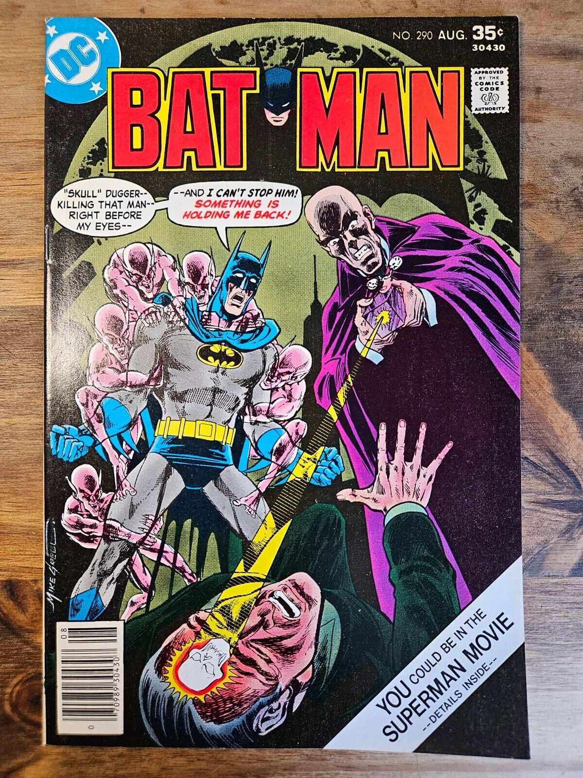 Batman #290 (1977) Vfnm (9.0) Cosmo Skull Dugger Appearance Mike Grell ...
