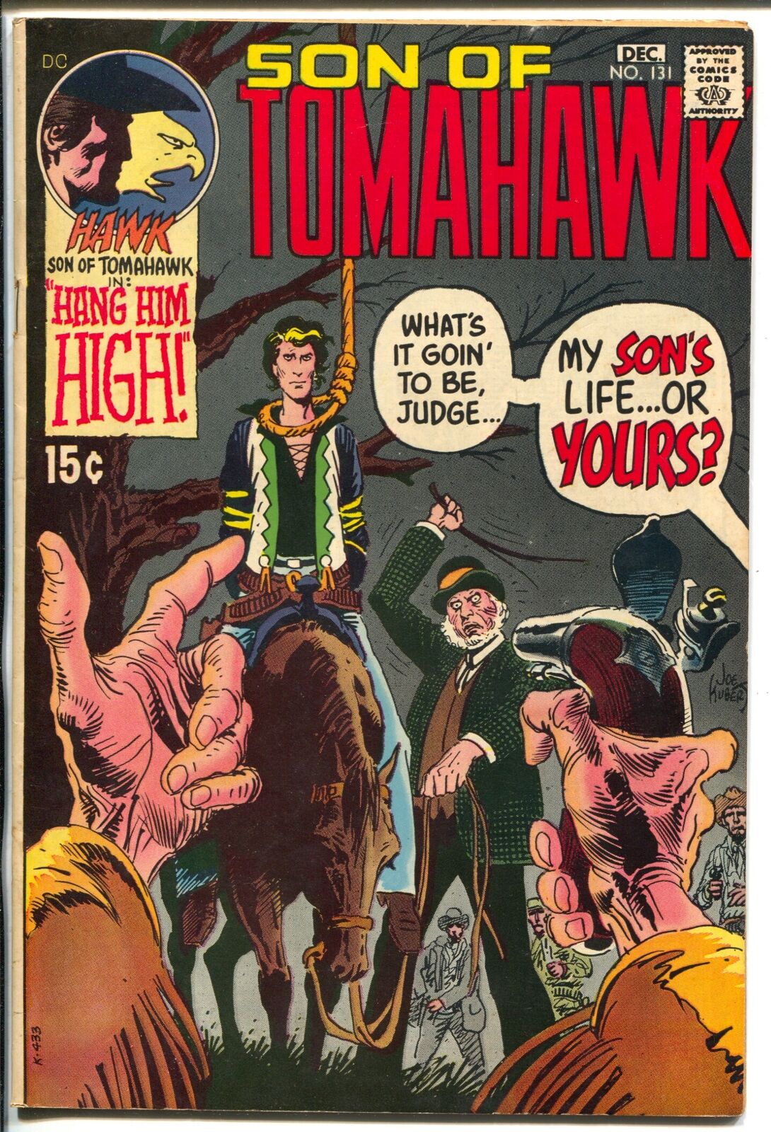 Tomahawk #131 1970-DC-1st Son of Tomahawk-Kubert-Frazetta-VF | Comic ...