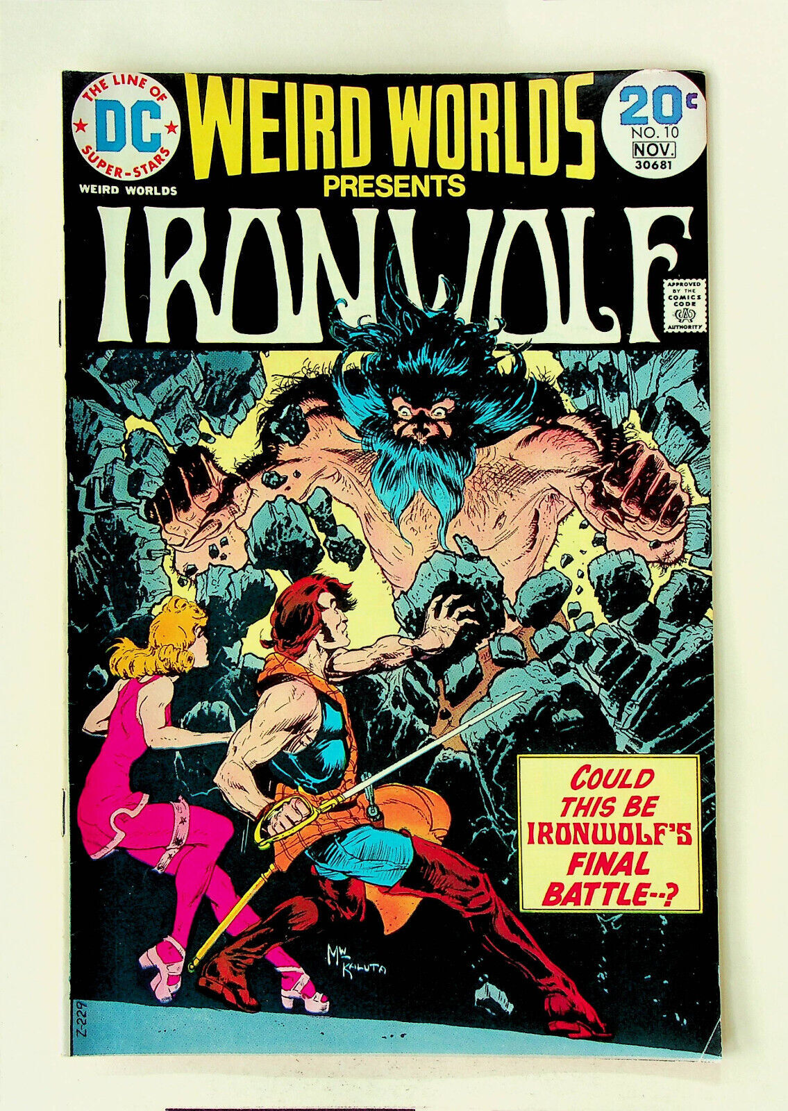 Weird Worlds Presents Iron-Wolf No. 10 (Oct-Nov 1974, DC) - Good+ ...