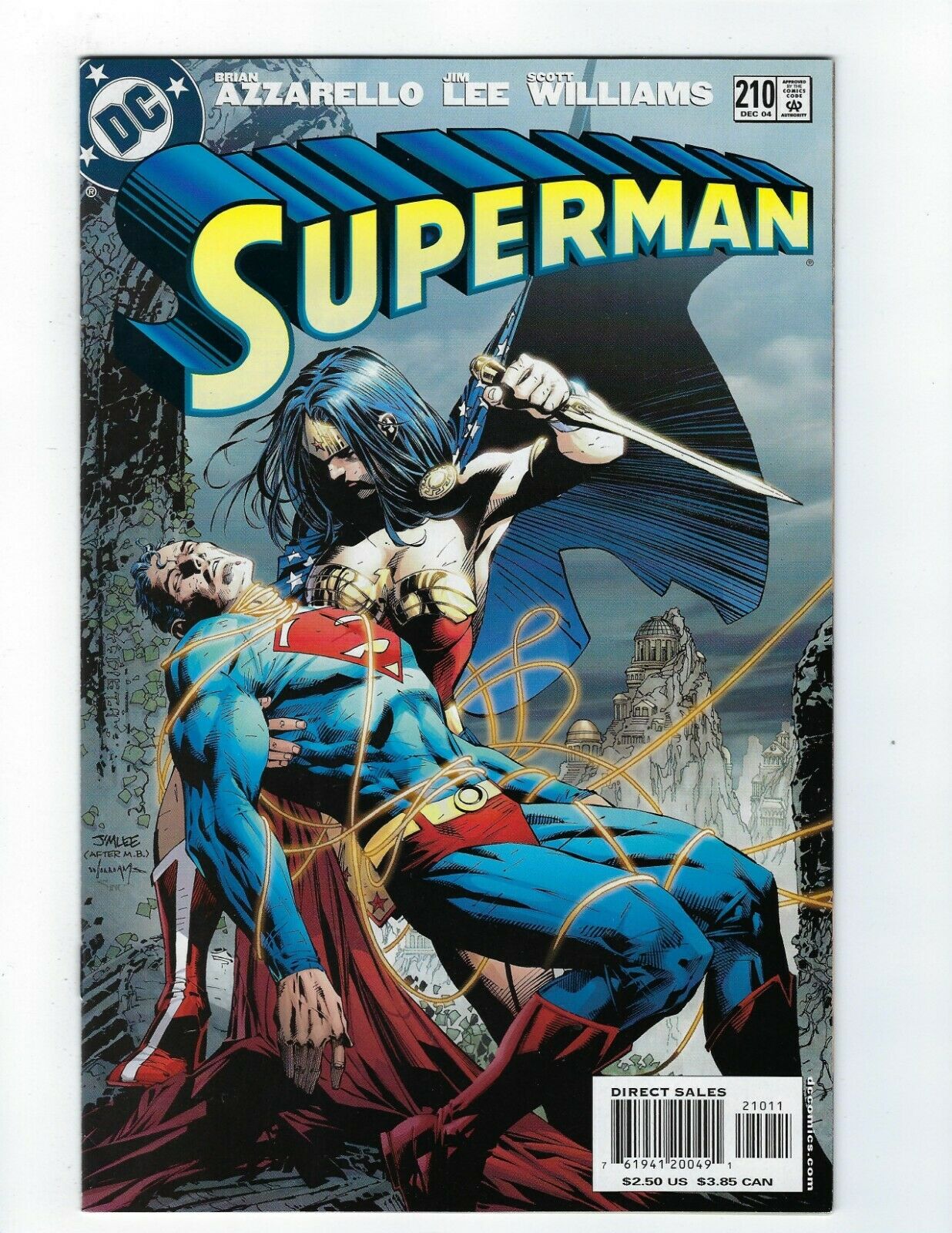 Superman # 210 Jim Lee Wonder Woman Cover NM DC | Comic Books - Modern ...