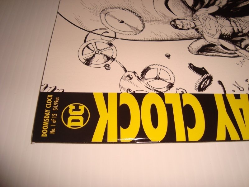 Doomsday Clock # 1d (2018) Midnight Release Black and White Variant ...