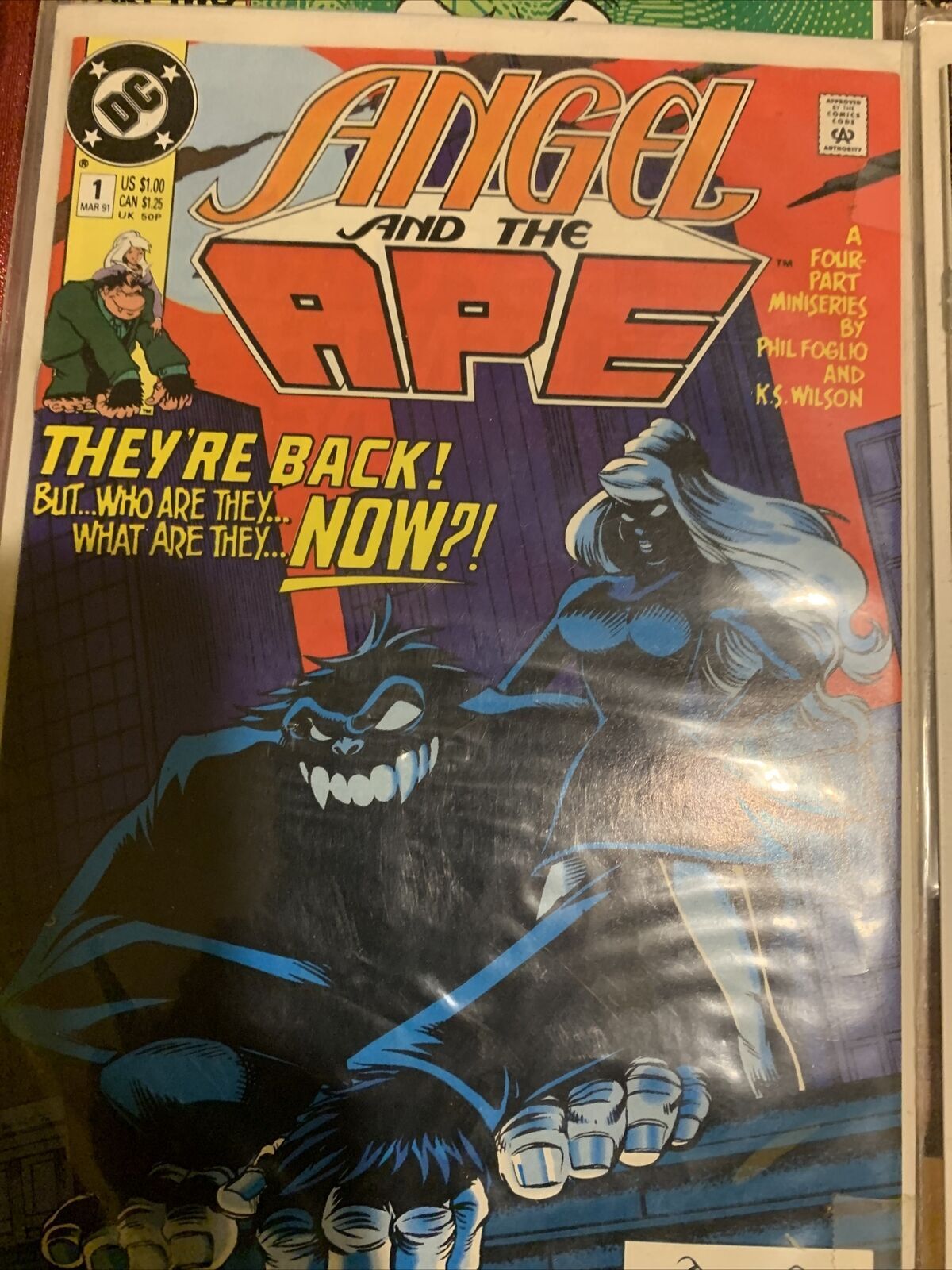 ANGEL AND THE APE #1-4 * DC Comic Lot * 4 Comics - 1 2 3 4 - 1991 Mini ...