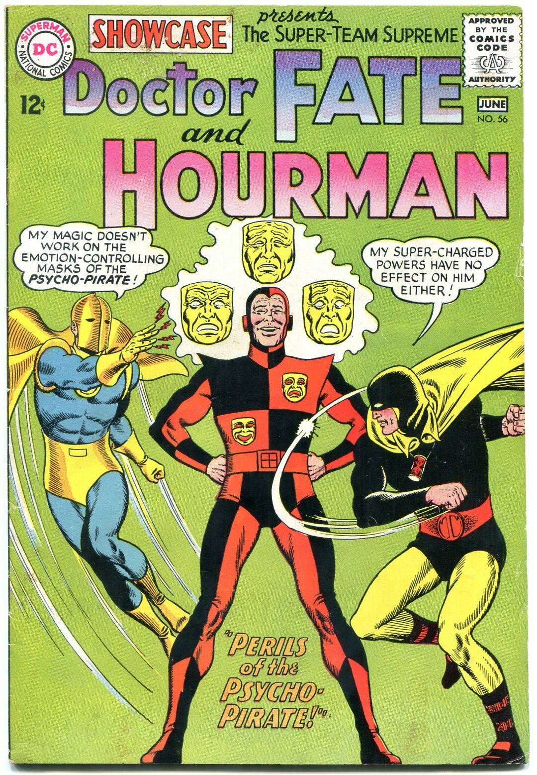Showcase Comics #56 1964- Dr Fate & Hourman-DC Silver Age- FN- | Comic ...