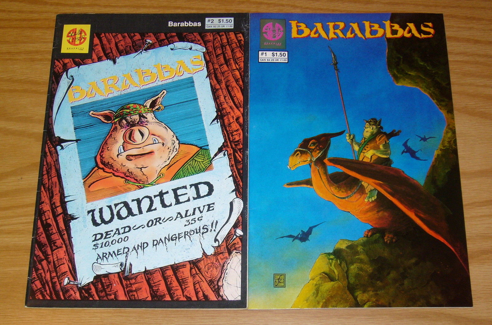 Barabbas #1-2 FN/VF complete series - frank cirocco - jim valentino ...