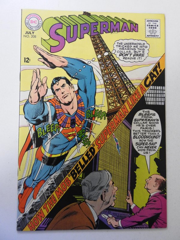 Superman #208 (1968) VF+ Condition! | Comic Books - Silver Age, DC ...