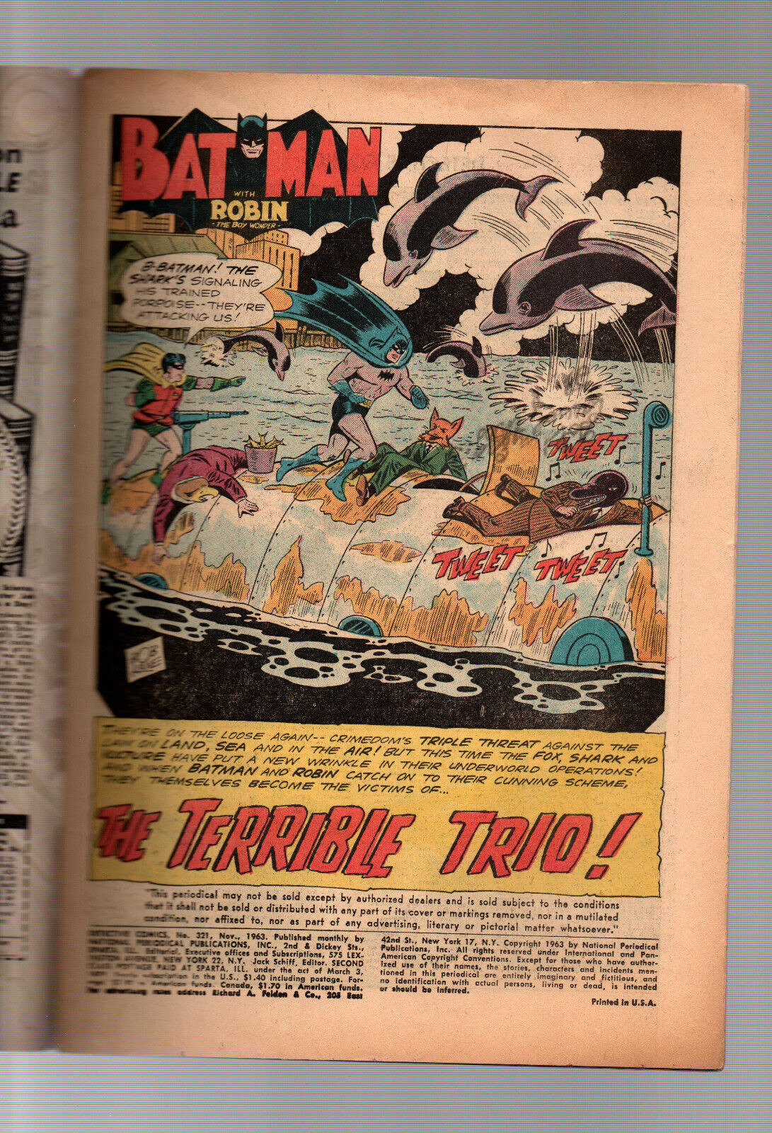 Detective Comics #321 - Batman - Robin - Terrible Trio -Martian ...