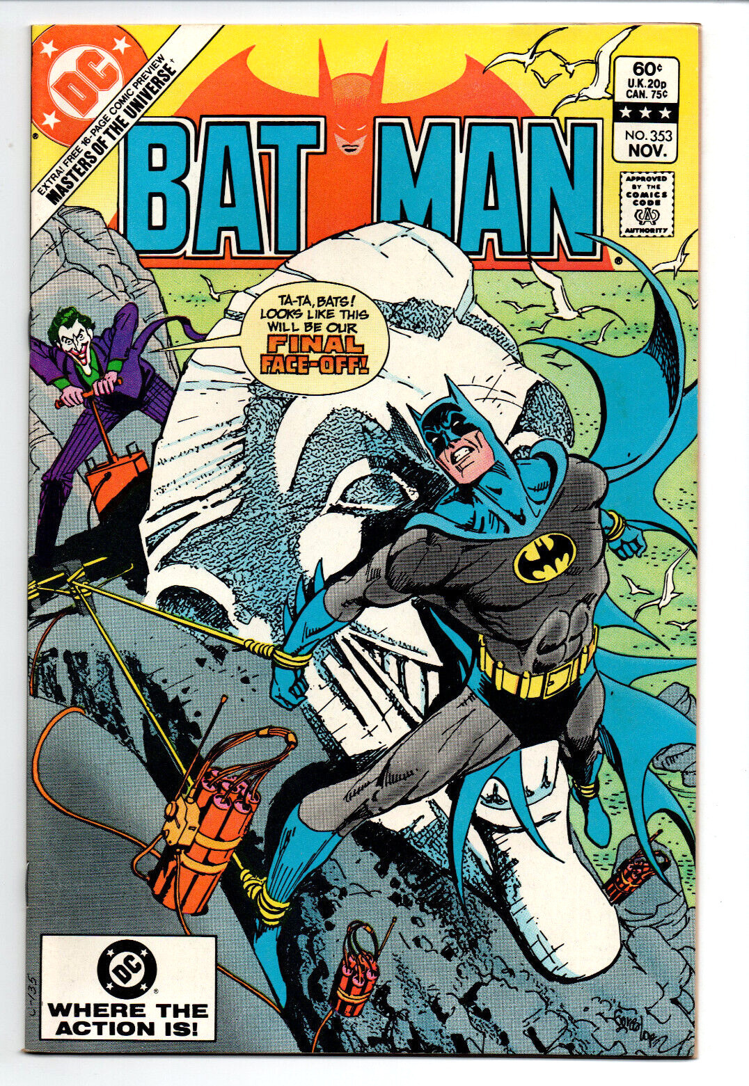 Batman #353 - Joker Cover - He-Man Masters of the Universe Preview ...