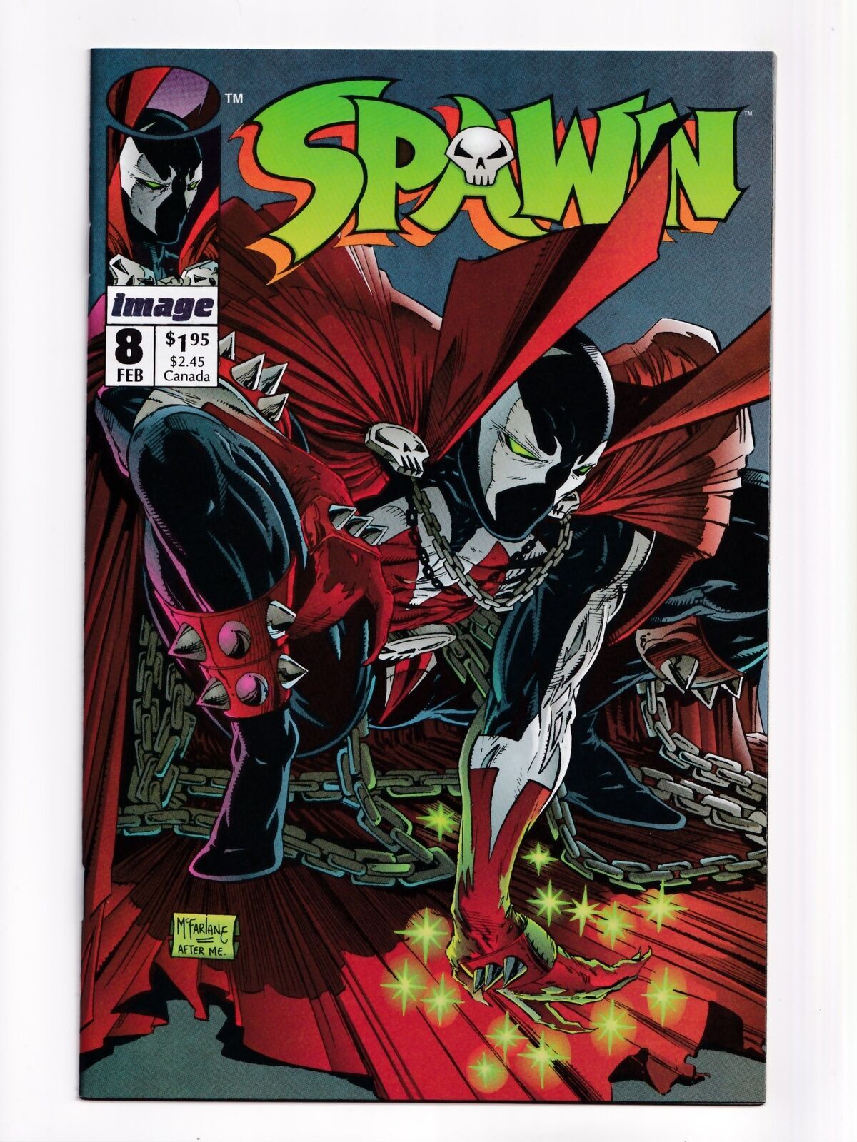 Spawn #8 Image Comics 1993 Sharp Copy NM+ 9.6 / 9.8 Spider-Man #1 ...