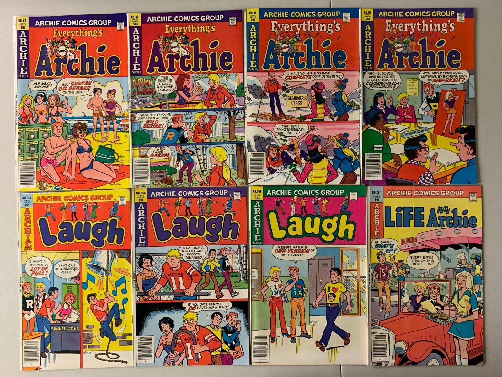 Archie vintage unread comics lot various titles 39 diff avg 6.0 (1980 ...