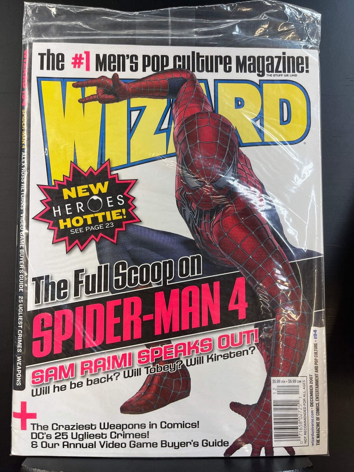 Wizard Guide to Comics #194 Tobey Maguire Spider-Man (Spider-Man 4 ...