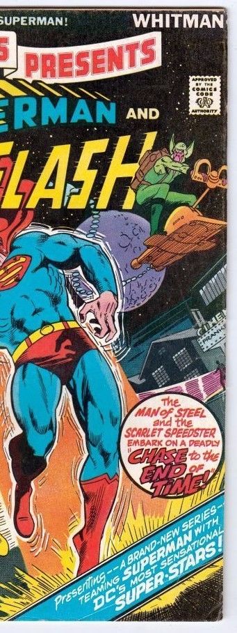 DC Comics Presents 1 Whitman Variant strict VG+ 4.5 High-Grade Superman ...