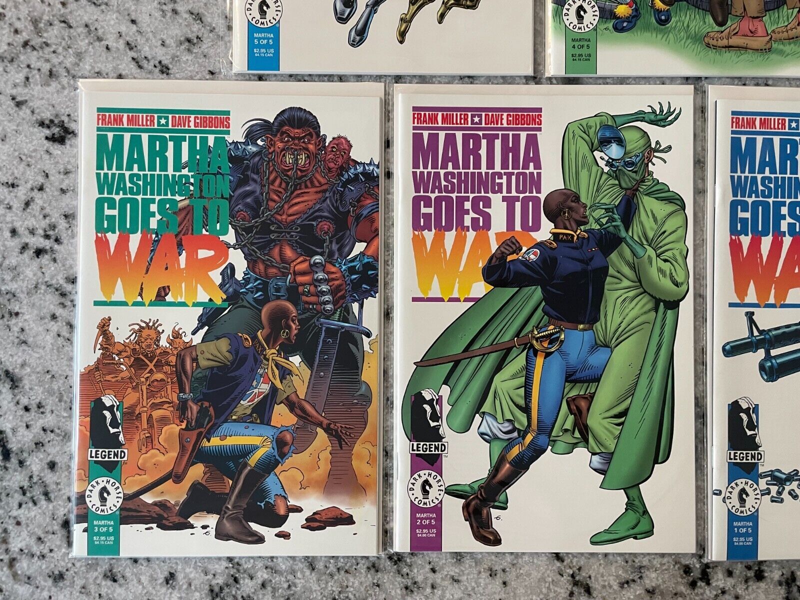 Martha Washington Goes To War Complete Dark Horse Comics Ser # 1 2 3 4 ...