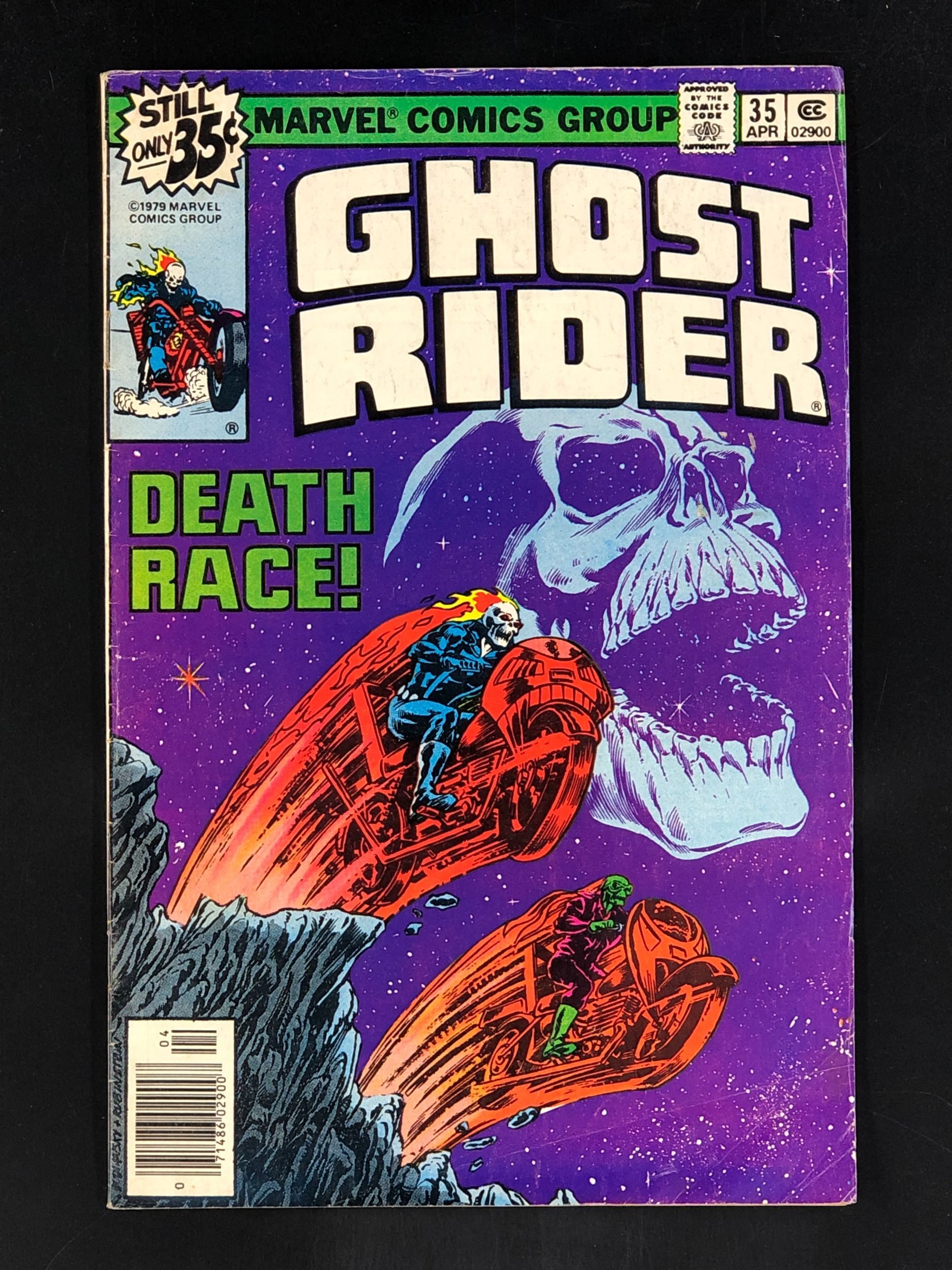 Ghost Rider #35 (1979) Classic Story of Ghost Rider Racing Death ...