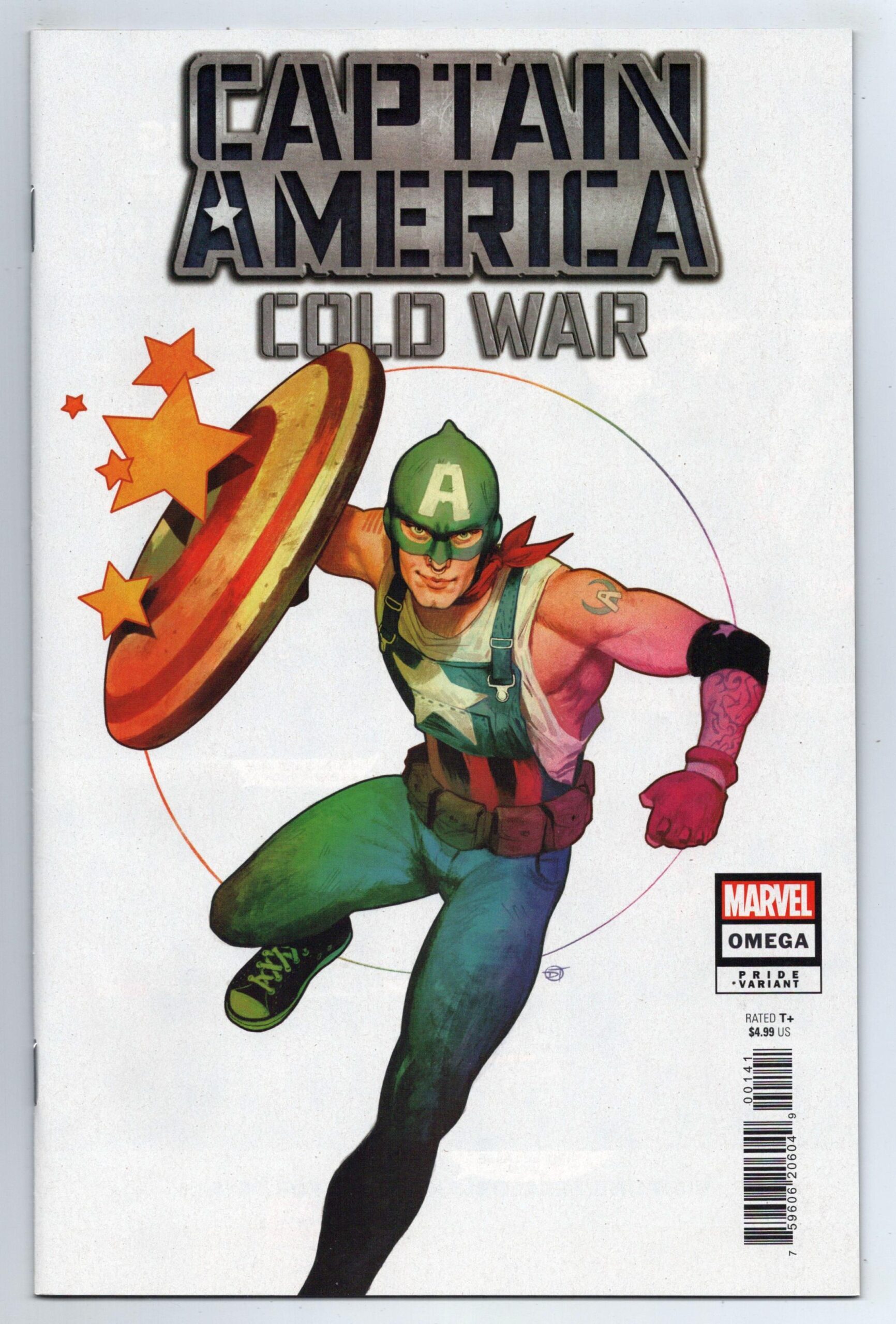 Captain America Cold War Omega #1 David Talaski Pride Variant (Marvel ...