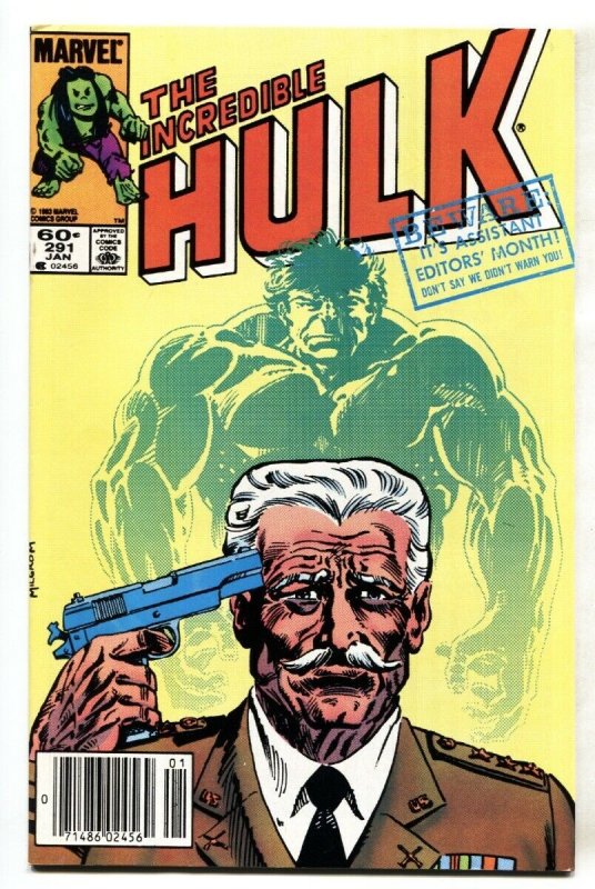 Incredible Hulk #291 Gen Ross origin - comic book-NEWSSTAND | Comic ...