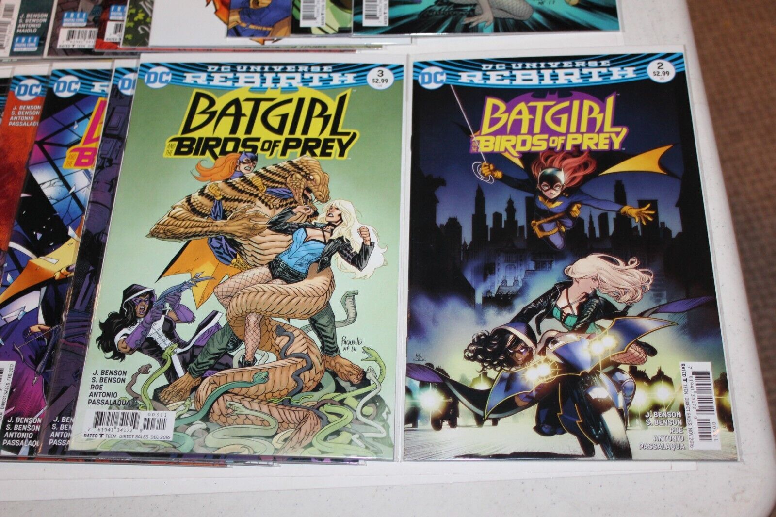 Complete Set Batgirl Birds of Prey 1-22 2016 NM BOARDED DC Comics ...