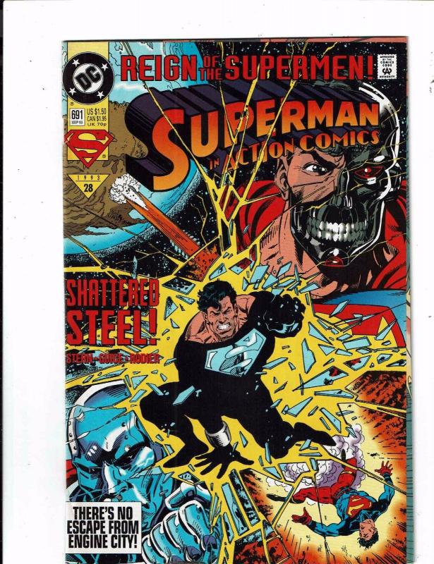 11 Action Comics DC # 679 680 686 687 (2) 688 689 690 691 692 693 ...