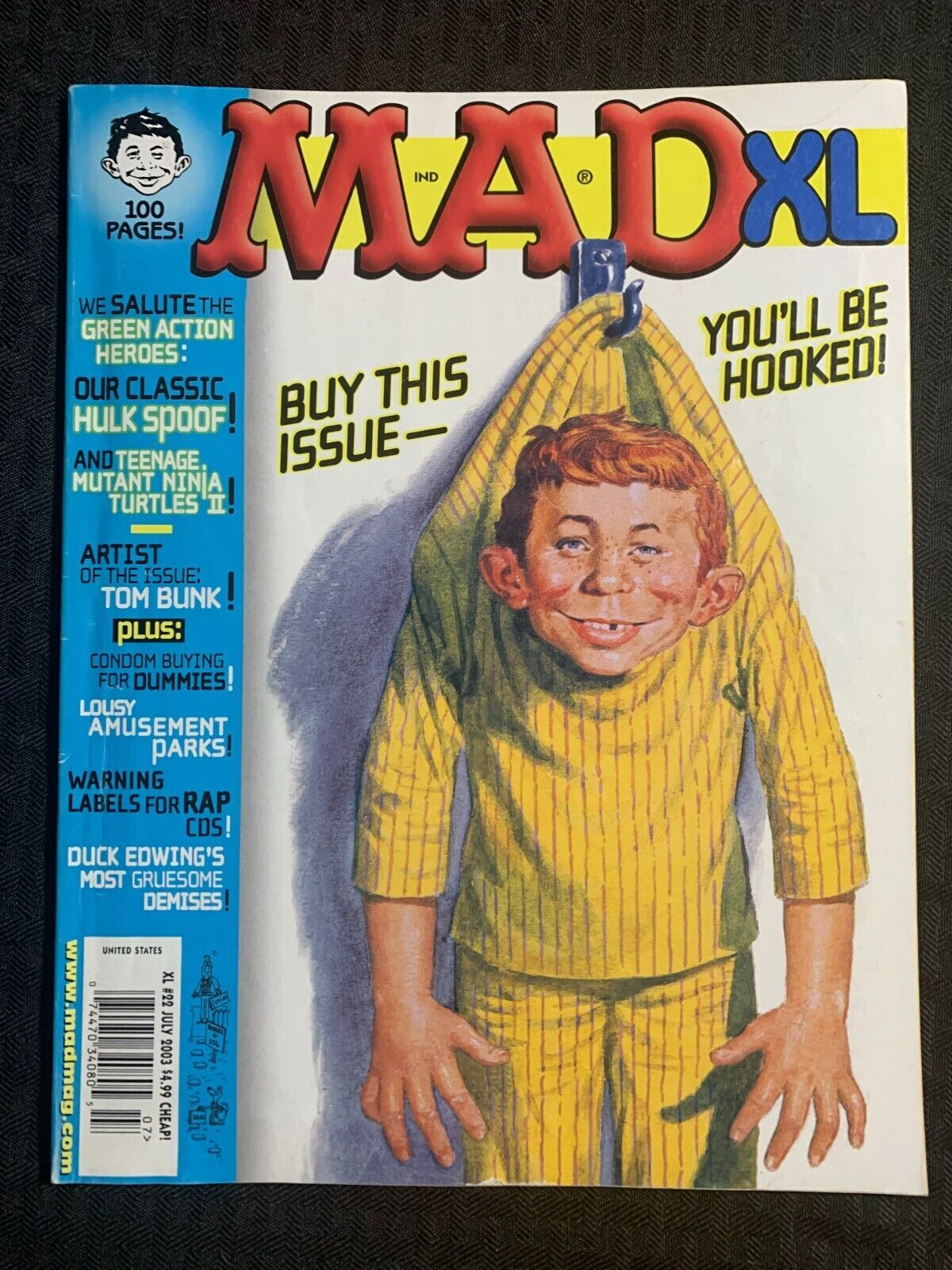 2003 MAD XL Magazine #222 VG- 3.5 Alfred E Neuman /Teenage Mutant Ninja ...