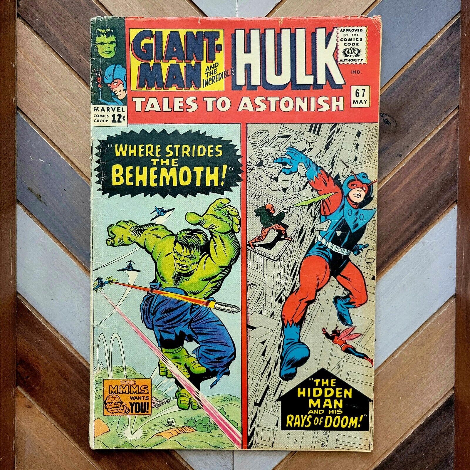 TALES to ASTONISH #67 VG (Marvel 1965) HULK & GIANT-MAN! Jack Kirby ...