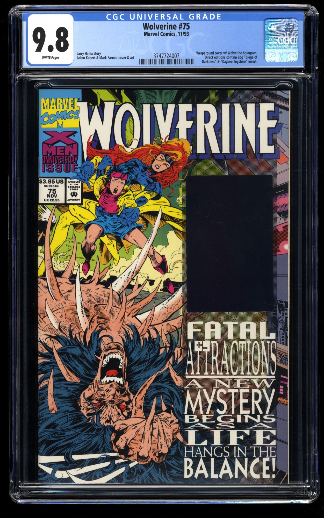Wolverine #75 CGC NM/M 9.8 White Pages | Comic Books - Copper Age ...