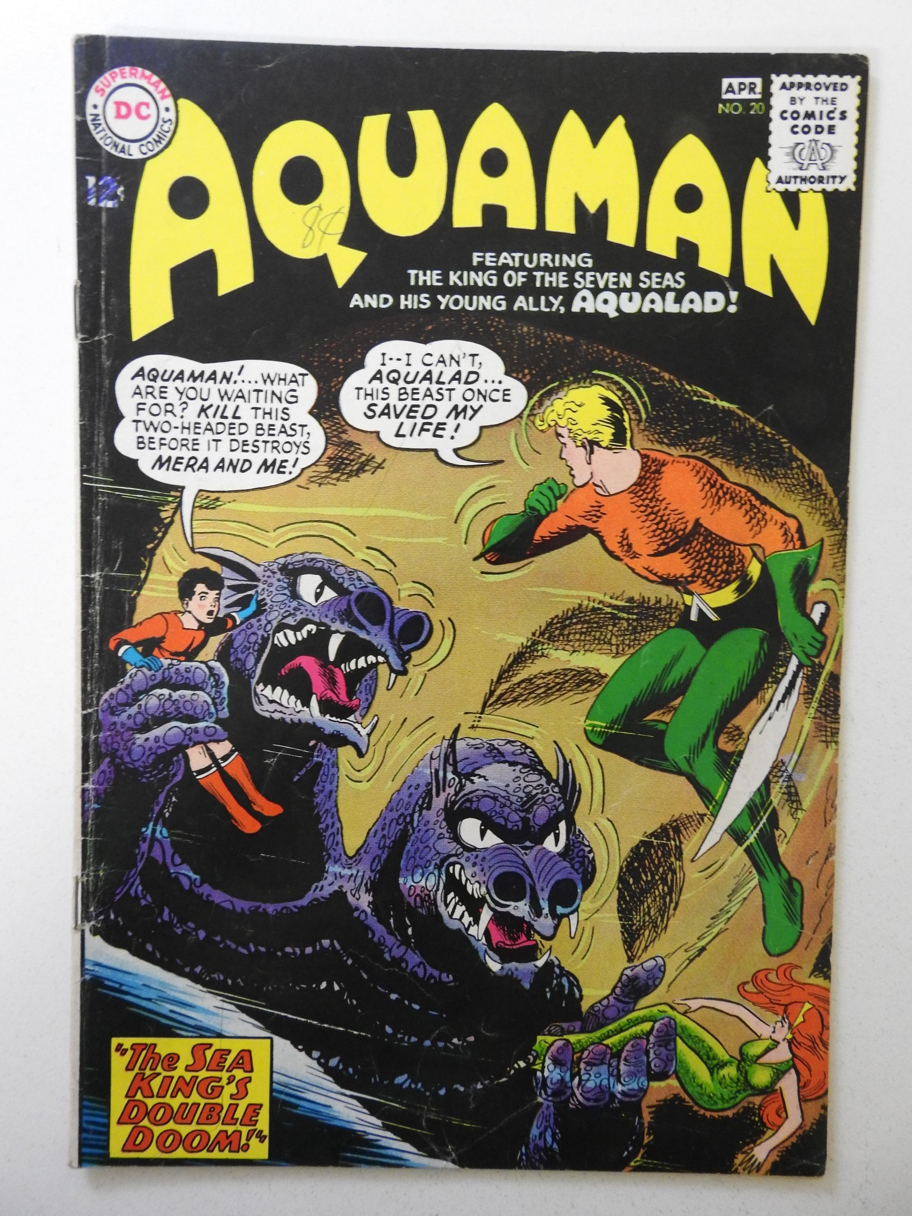 Aquaman #20 (1965) VG Condition ink fc | Comic Books - Silver Age, DC ...